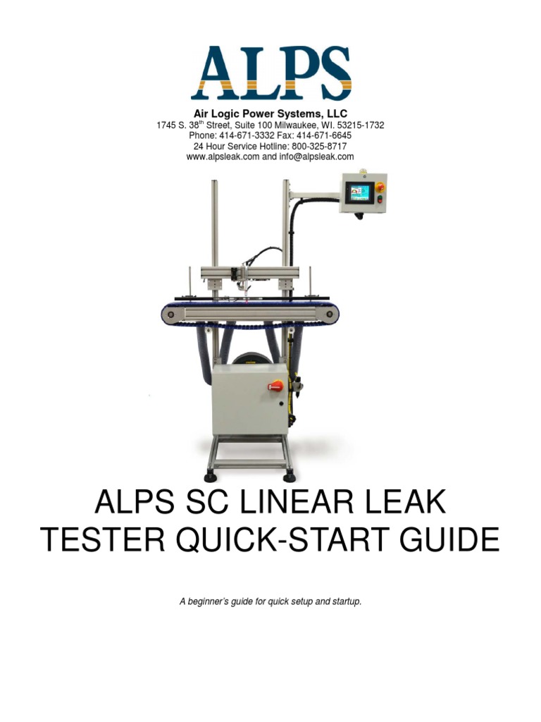 SC Linear Leak Tester | PDF