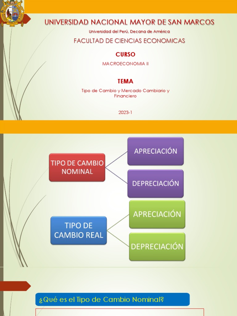 Sem 02 Tipo de Cambio y Mercado Cambiario | PDF | Tipo de cambio | Mercado de divisas