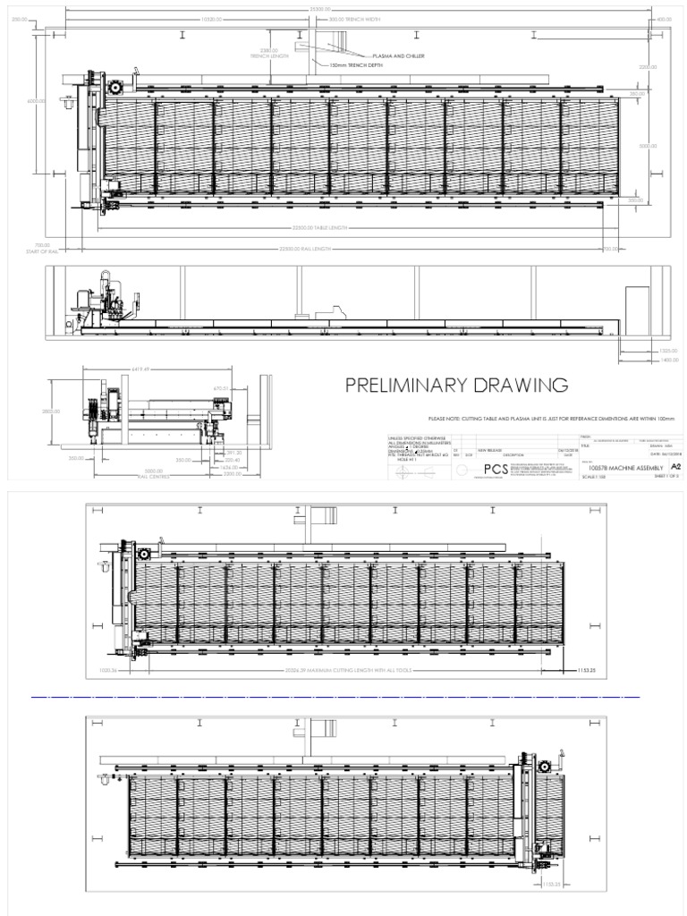Machine Assembly (Perliminary Drawing) | PDF | Screw | Crafts
