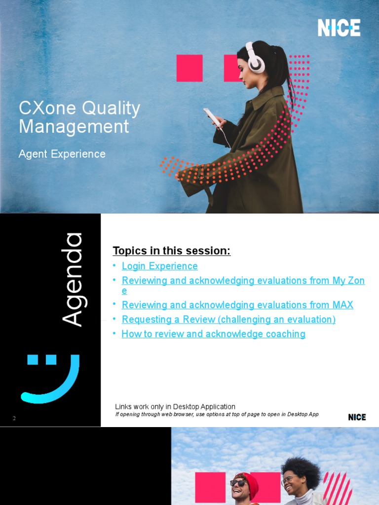 CXone QM - Agent Experience - Copy 2 | PDF | Cyberspace | World Wide Web