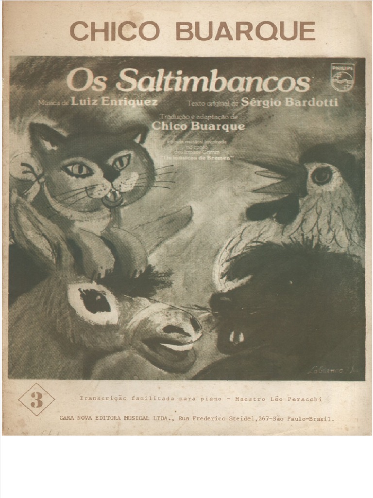 Os Saltimbancos Partituras | PDF Os Saltimbancos Partituras | PDF