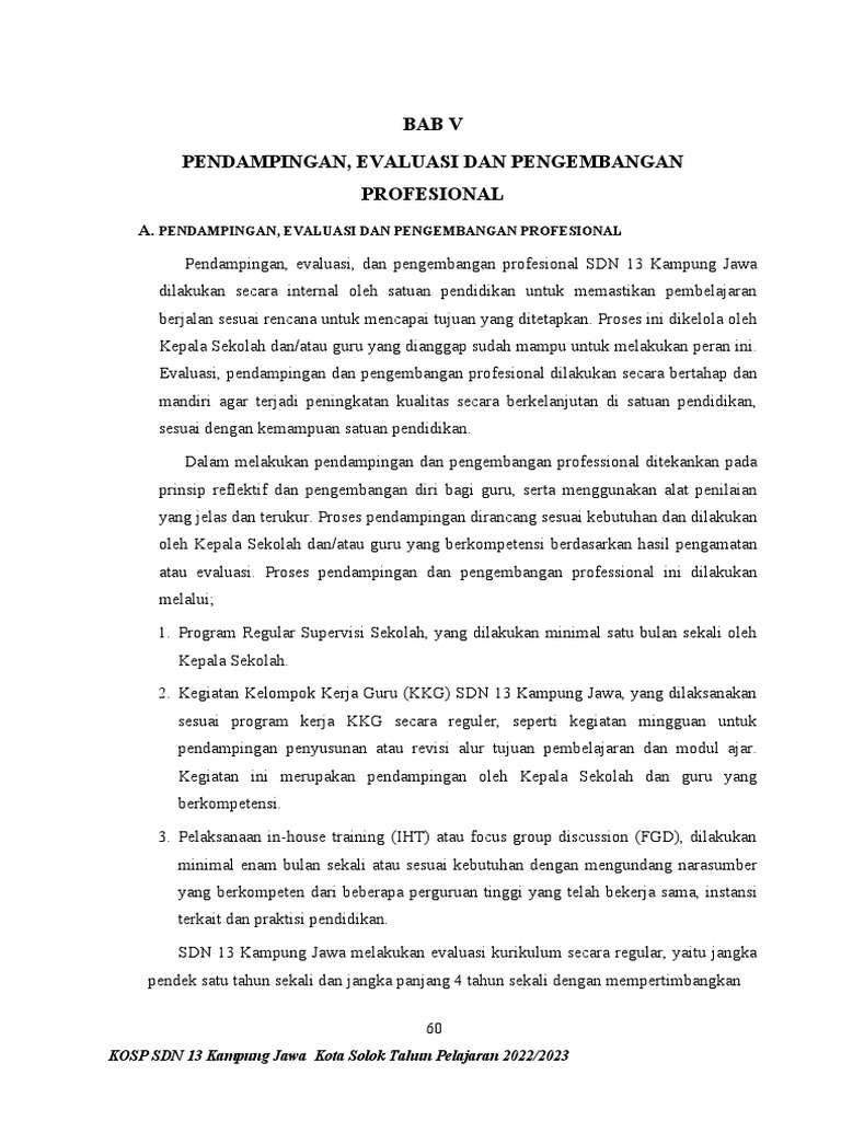 Bab V 2022-2023 | PDF