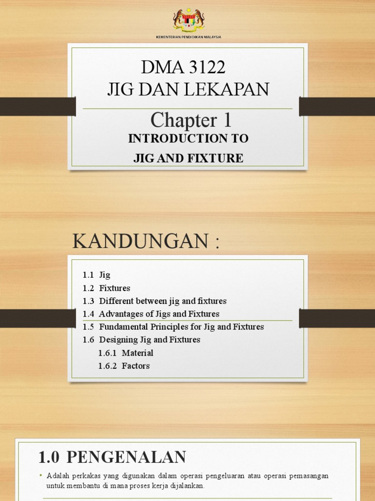 Pengenalan Jig dan Lekapan dalam Pemesinan | PDF