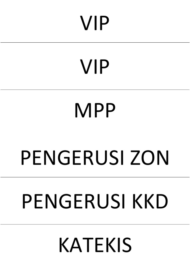 Tagging Meja | PDF