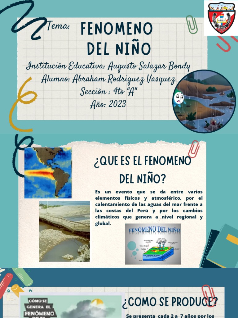Fenomeno Del Niño Diapositiva Video | PDF