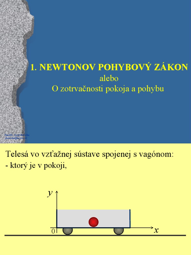 02-Prvy Pohybovy Zakon | PDF