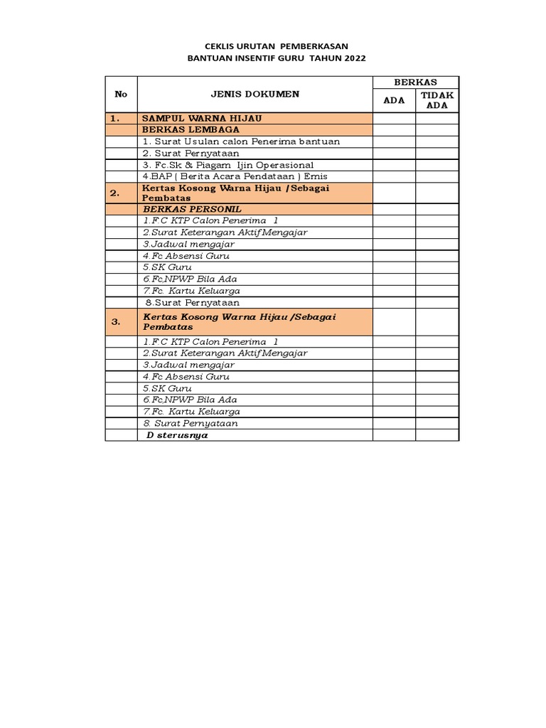 Contoh Proposal Bantuan Insenti Ustadz TPQ 2021 | PDF