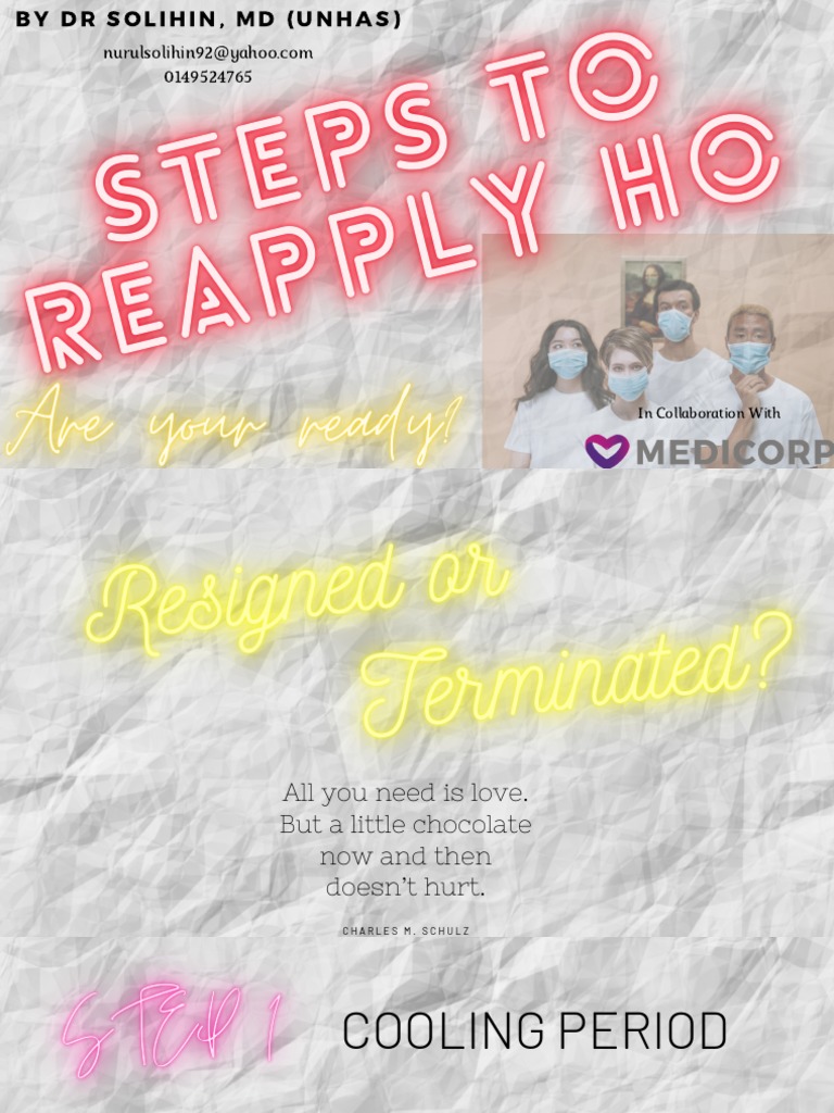 Steps To Reapply HO | PDF
