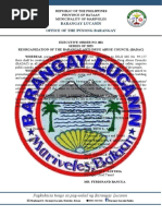 Barangay Anti Drug Abuse Council (Badac) Accomplishment Report For 2018 ...