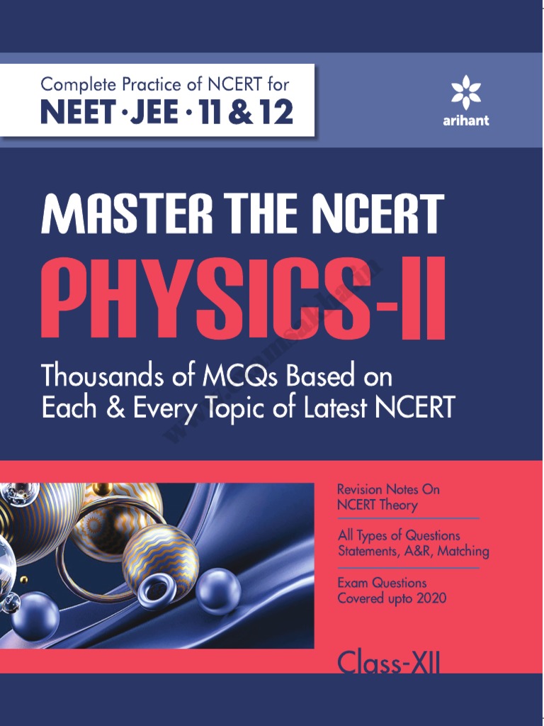Physics Vol 2 Master The NCERT | PDF | Electric Charge | Flux