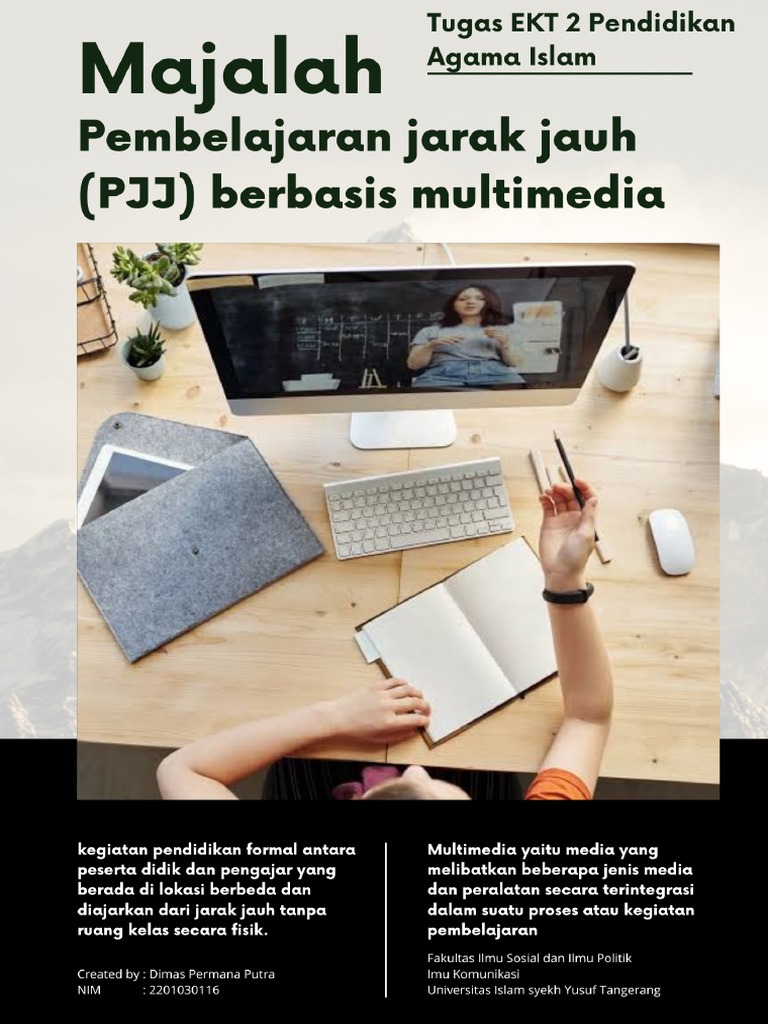Majalah pembelajaran jarak jauh berbasis multimedia | PDF