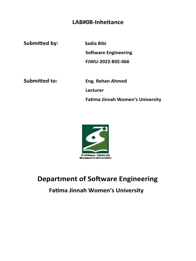 Oop Lab 8 | PDF Oop Lab 8 | PDF