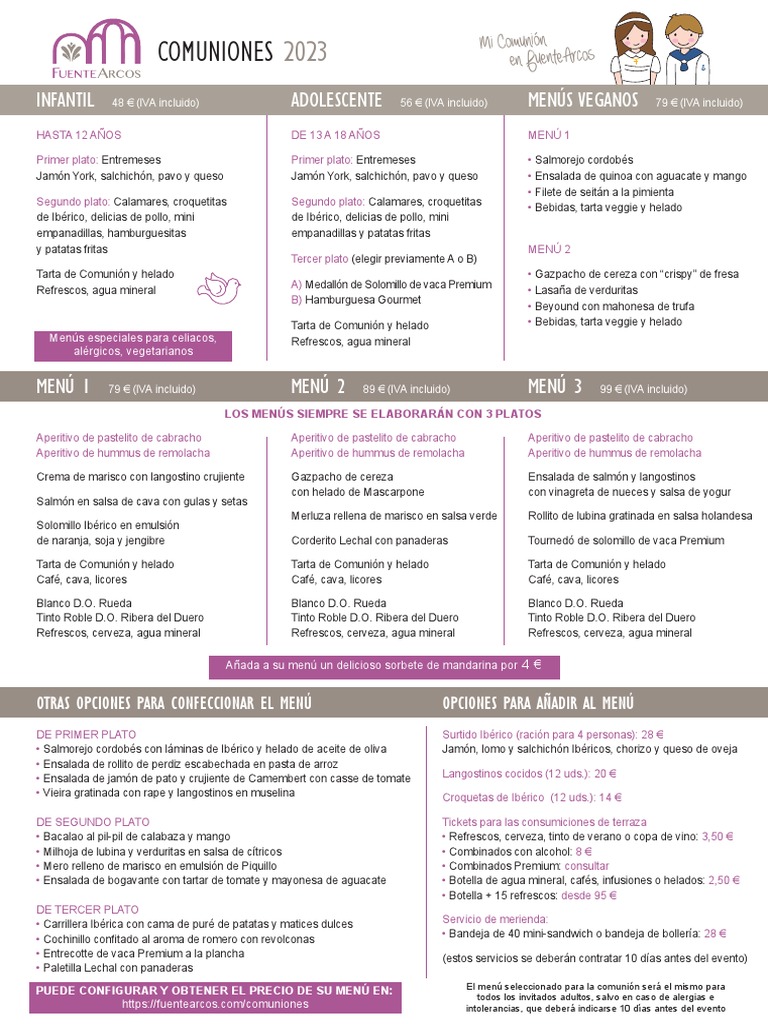 Comuniones 2023 | PDF | Cocina occidental | Cocinando