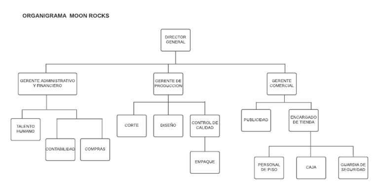 Organigrama Tienda de ropa 2B | PDF