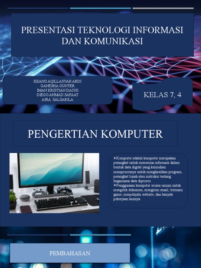 Presentasi Teknologi Informasi Dan Komunikasi | PDF