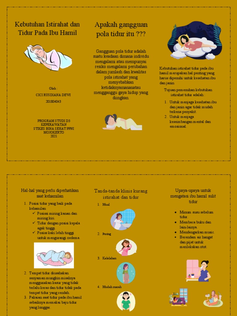 Leaflet Kehamilan Cici Rusdiana 201804043 | PDF | Kesehatan Holistik