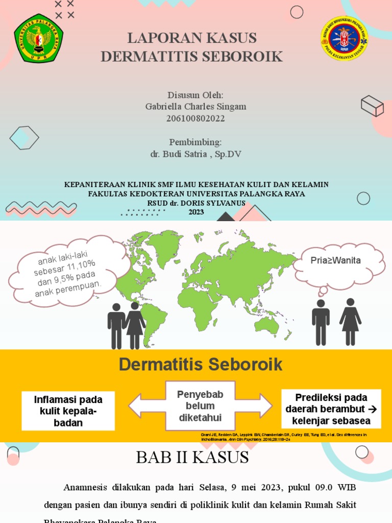 Laporan Kasus Dermatitis Seboroik (Gabriella) | PDF