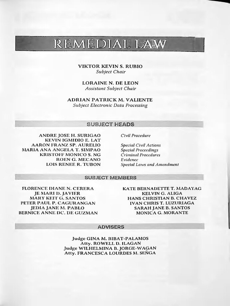 2021 San Beda Red Book Remedial Law-Unlocked | PDF | Jurisdiction | Appeal