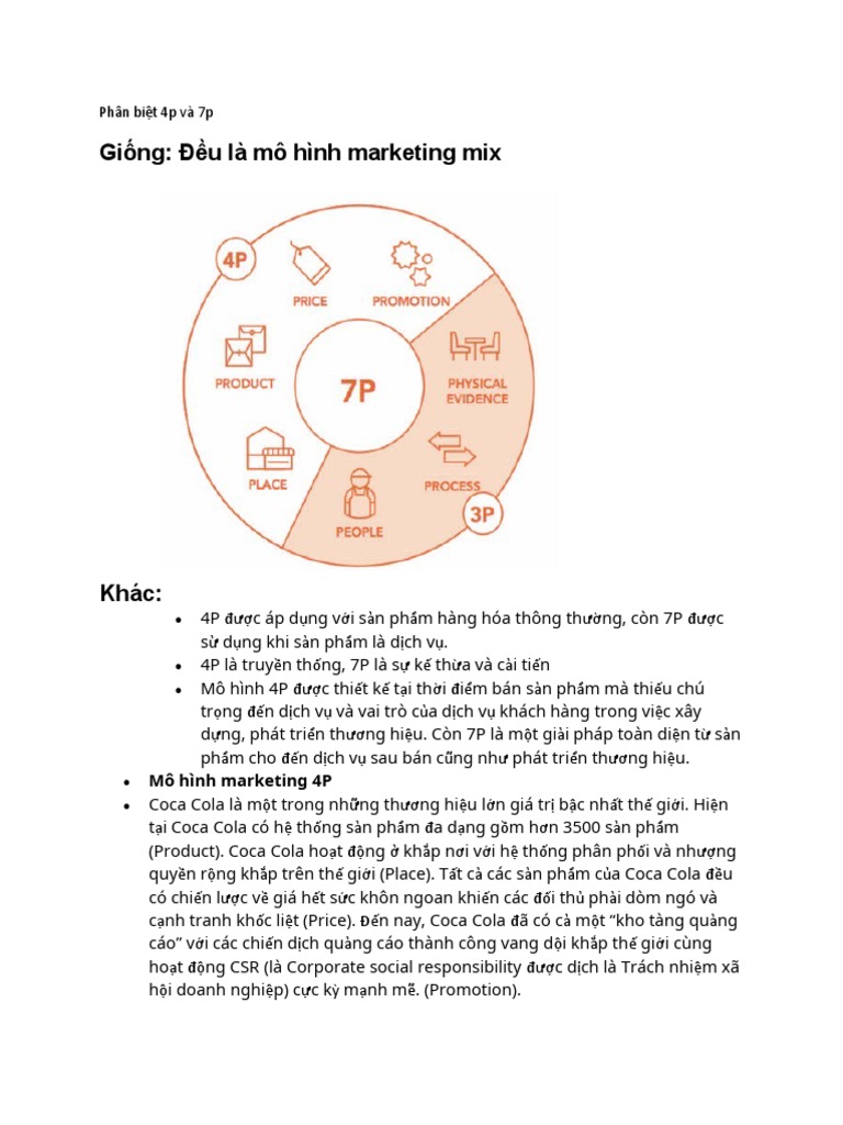 Phân biệt 4p và 7p | PDF