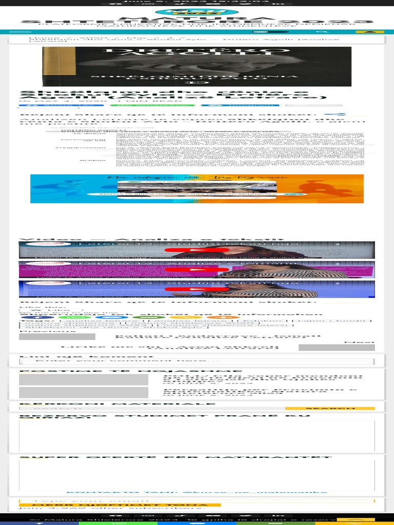 Shkëlqimi Dhe Rënia e Shokut Zylo - Dritëro Agolli (Analizë Letrare ...