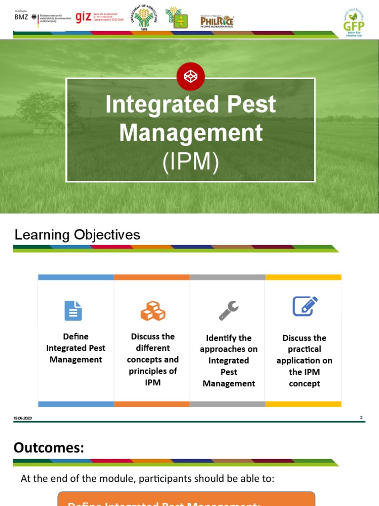 Module 10 Integrated Pest Management Presentation | PDF | Pesticide | Rice