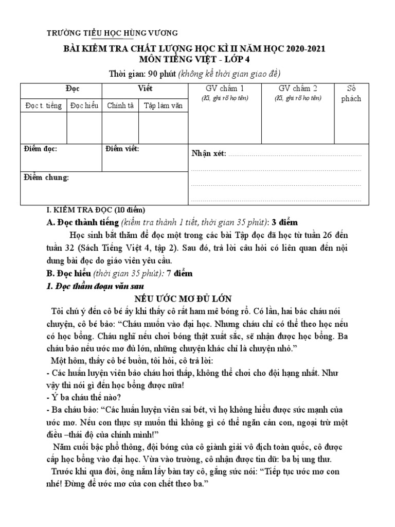 4a4 Thắm Đề Tv Cuối Kỳ 2 20 21 Pdf