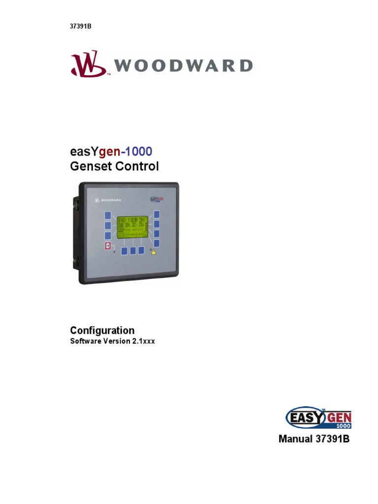 EasyGen 1500 Configuration 37391 - B | PDF | Machines | Electric Generator