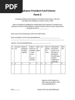 PF Form No 5 & 10 | PDF | Pension | Labor