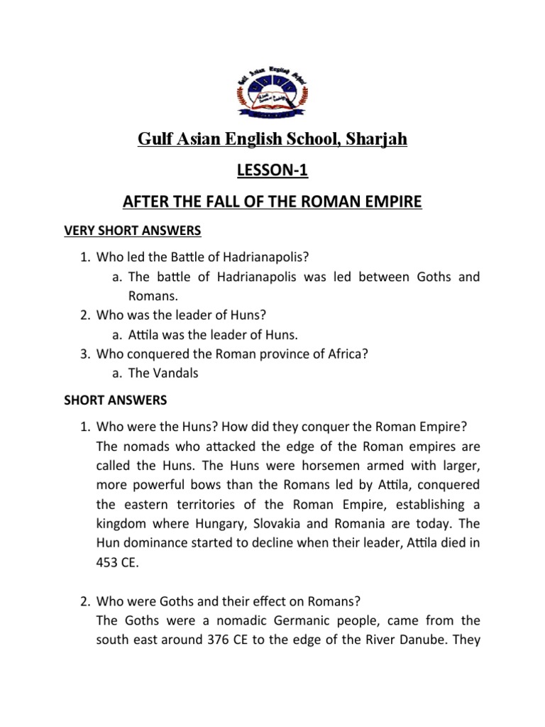 Note Book - After The Fall of The Roman Empire | PDF | History