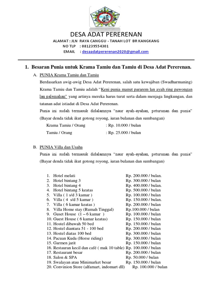 15 Punia Krama Tamiu Lan Tamiu 2022 | PDF