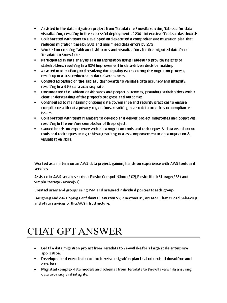 Chat gpt answer cv | PDF