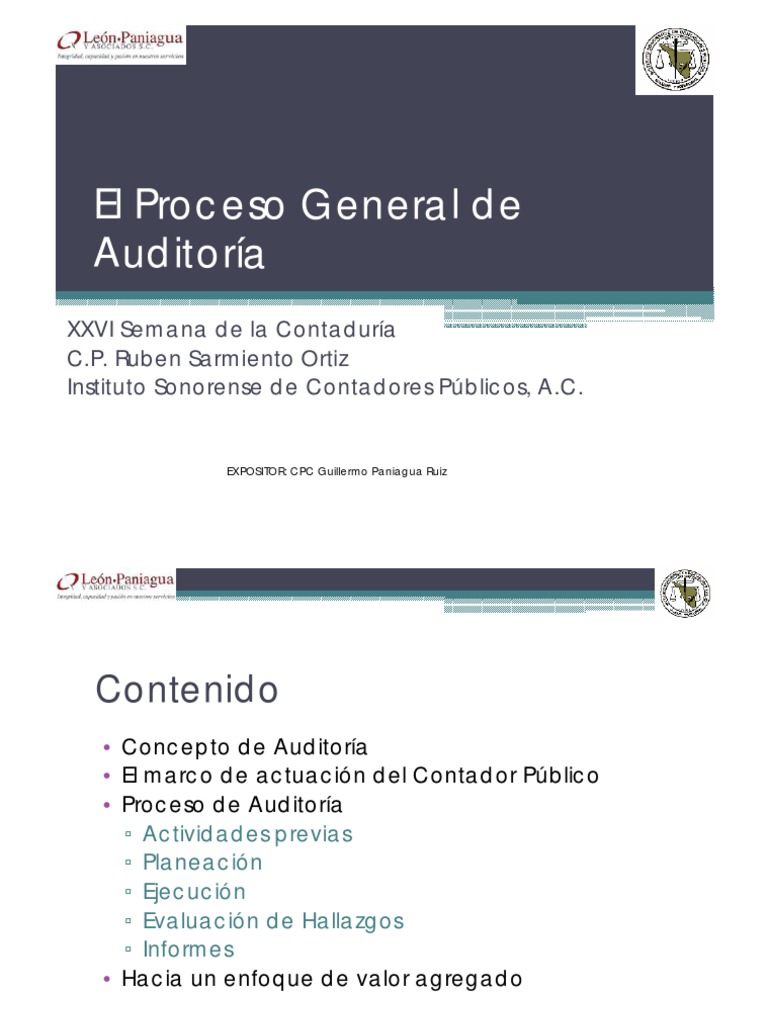 Proceso de Auditoría: Guía Completa | PDF | Auditoría financiera ...