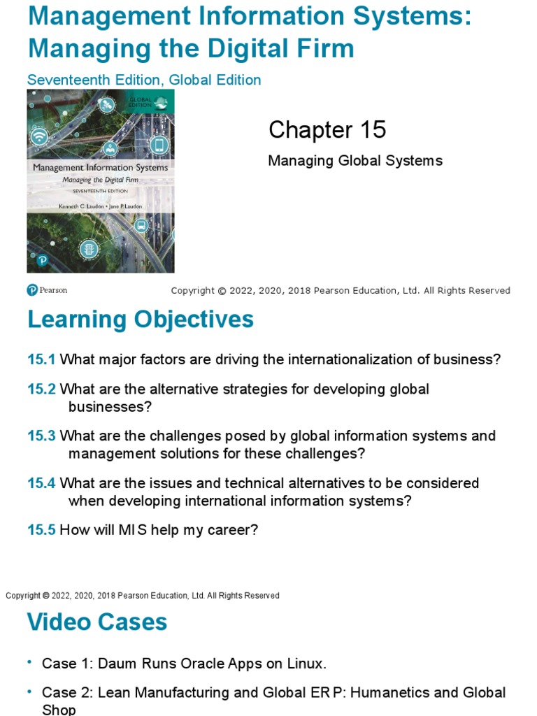 Unit 5 Managing Global Systems | PDF | Software | Copyright