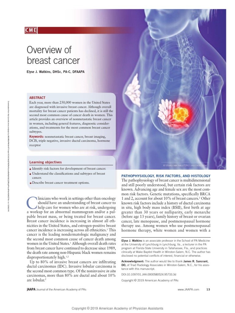 Overview of Breast Cancer | PDF