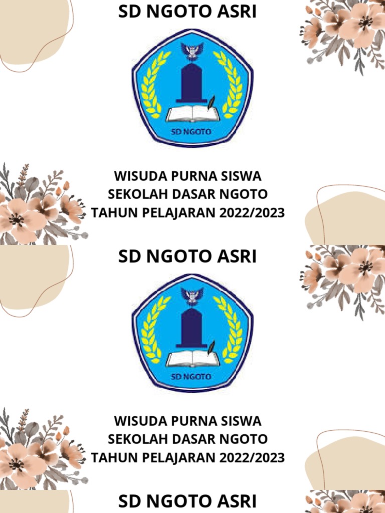 Wisuda Siswa Kelas 6 SD Ngoto | PDF | Olahraga & Rekreasi