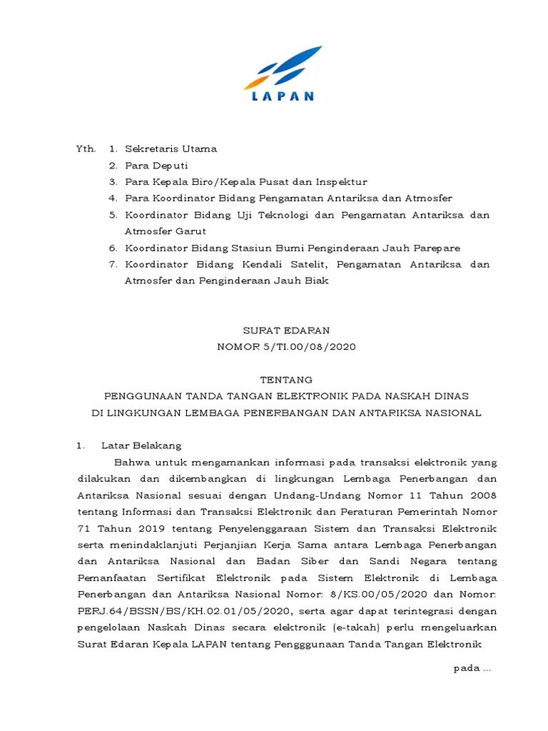 Contoh Manual TTD Elektronik | PDF