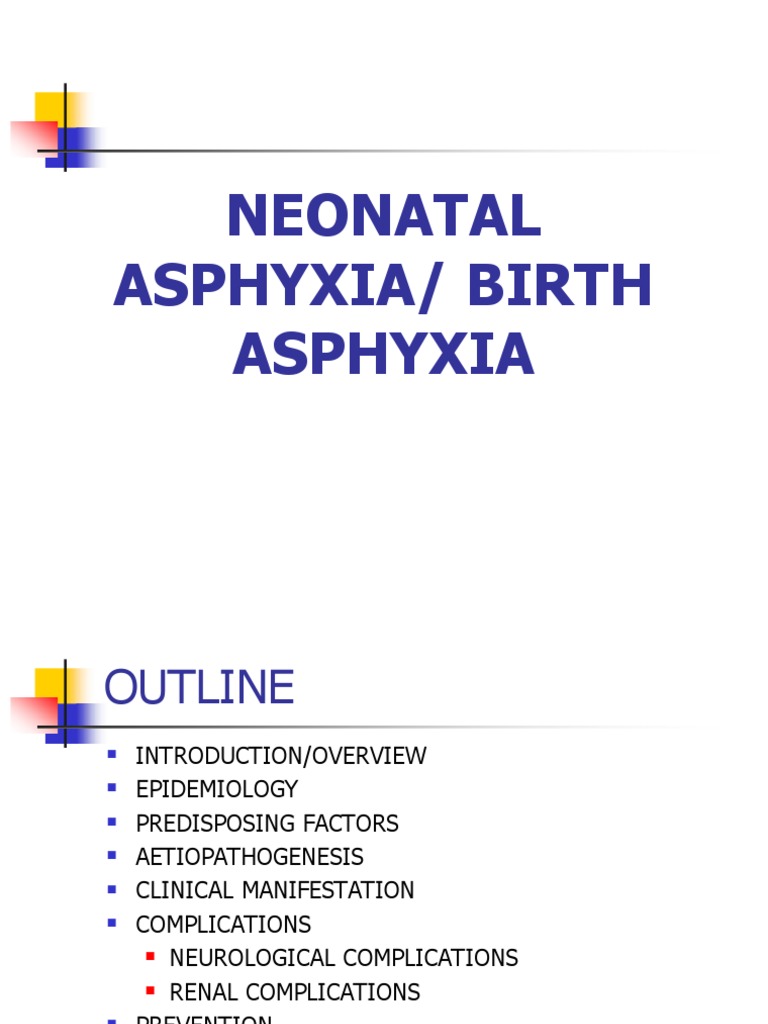 Birth Asphyxia TMCH | PDF | Hypoxia (Medical) | Kidney