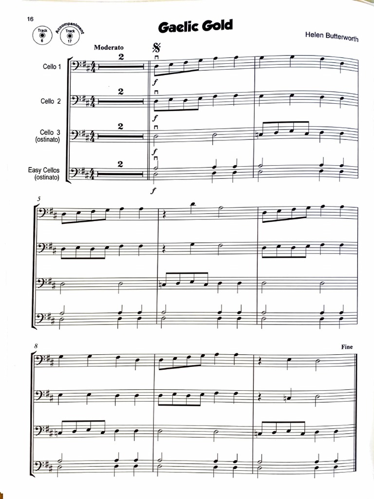 Gaelic Gold cello ensemble | PDF