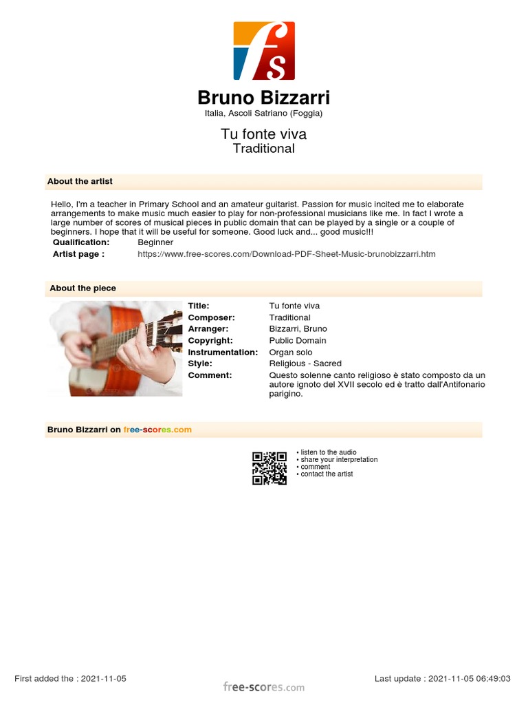 "Fonte Viva" (Traditional) | PDF