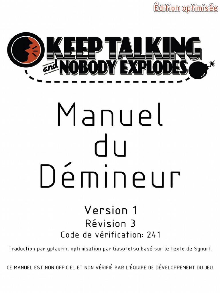 Manuel Du Démineur | PDF
