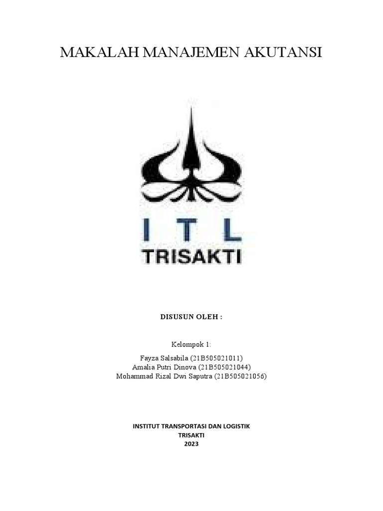 Makalah Akutansi Manajemen Kelompok 4 | PDF