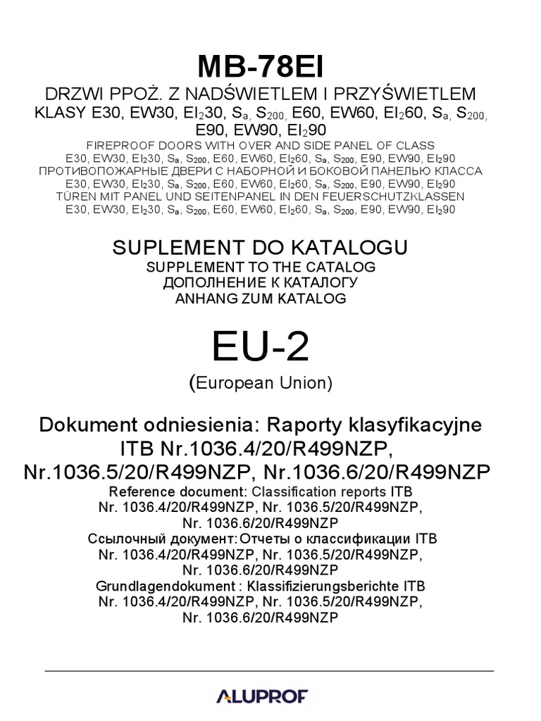 Mb-78ei - Suplement Eu2 | PDF