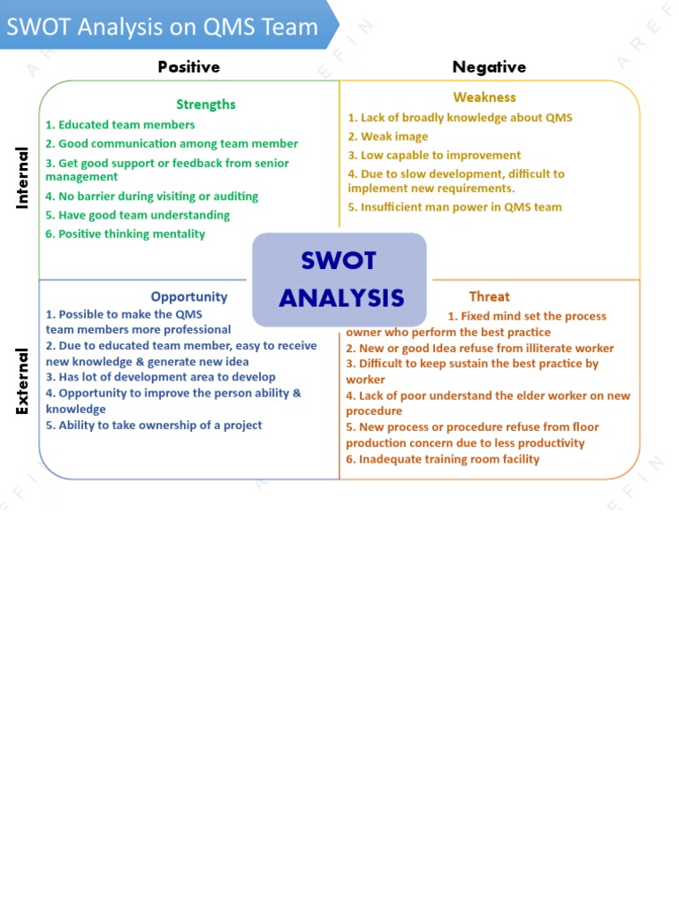 SWOT Analysis on QMS | PDF