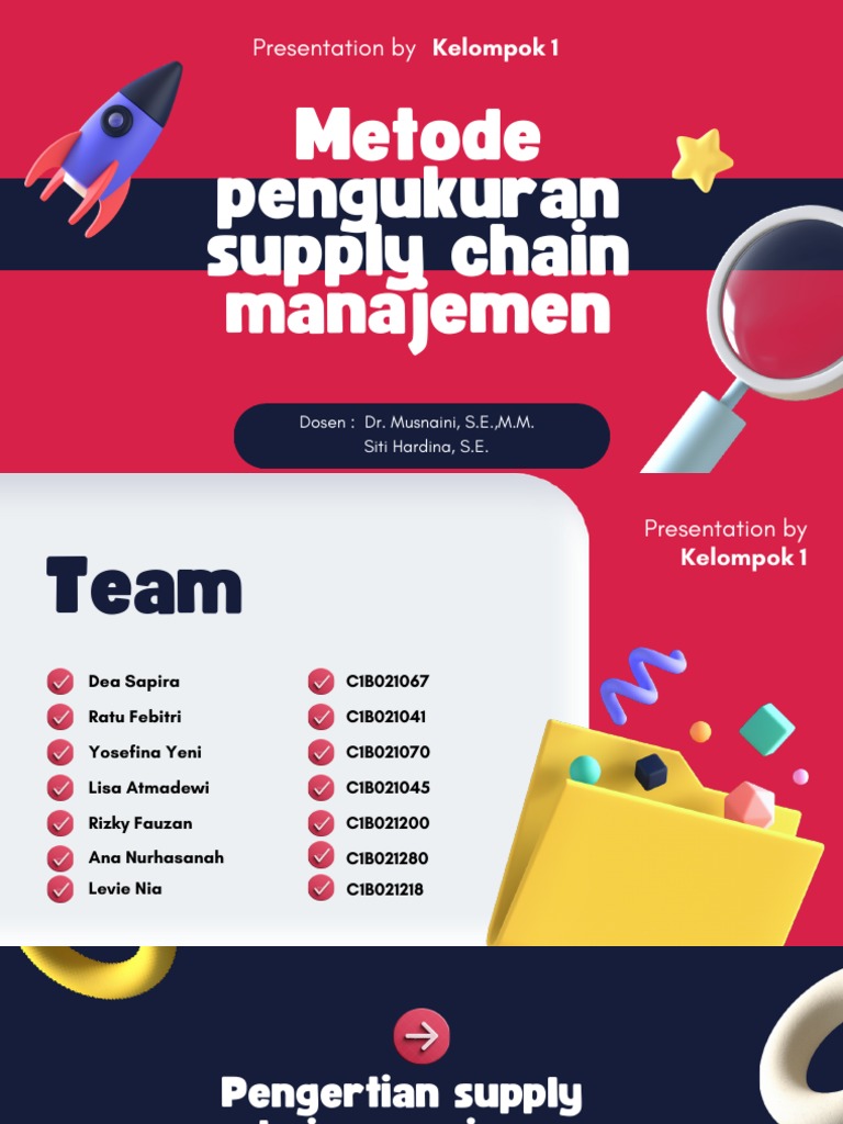 Metode Pengukuran Supply Chain Manajemen | PDF