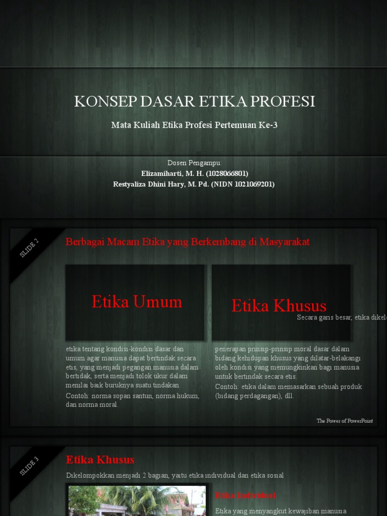 Etika Profesi Pertemuan 3 | PDF