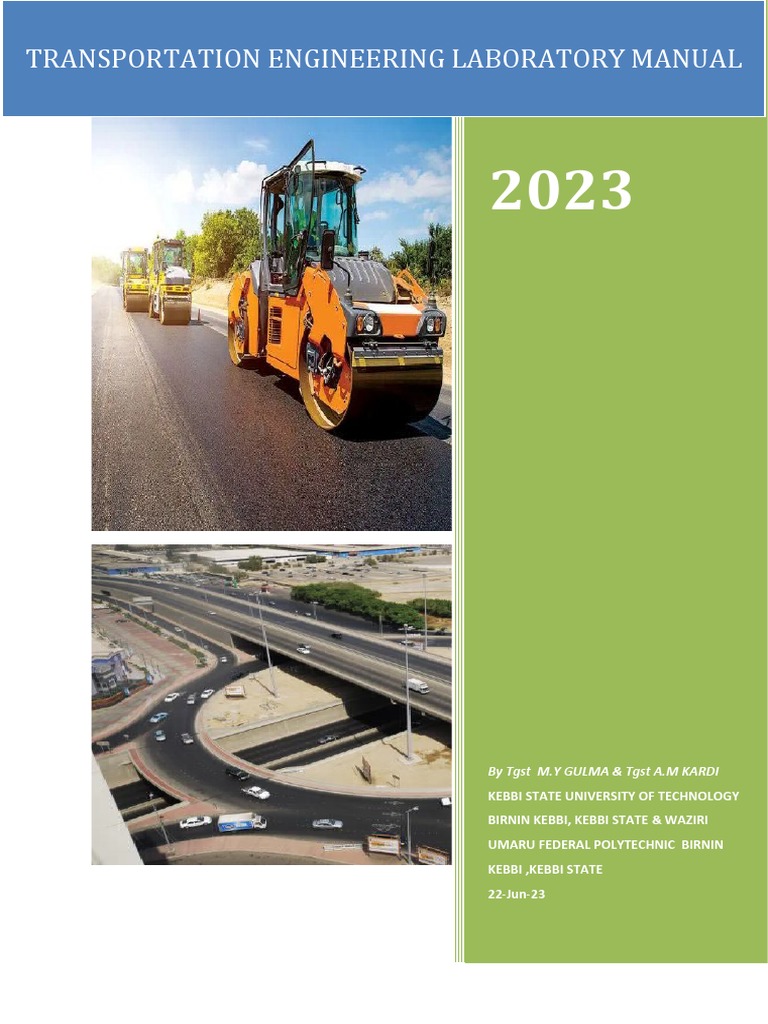Transportation Manual Updated | PDF | Concrete | Experiment