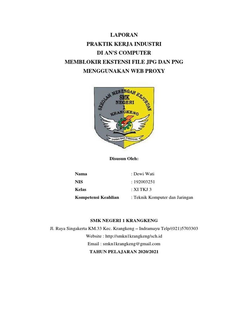 Laporan Dewi Wati XI K3 | PDF