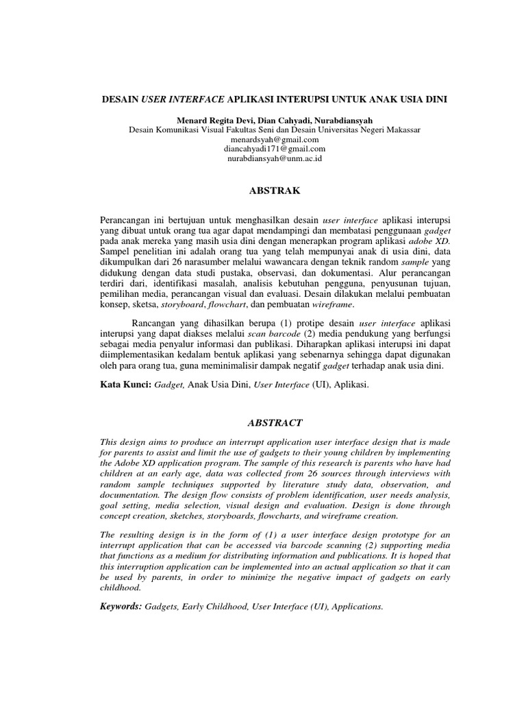 Artikel Desain User Interface | PDF