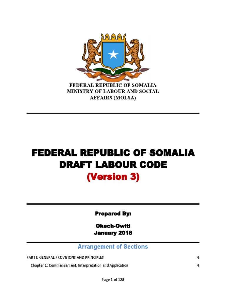 Labour Code Draft Version 3 2 | PDF | Employment | Labour Law