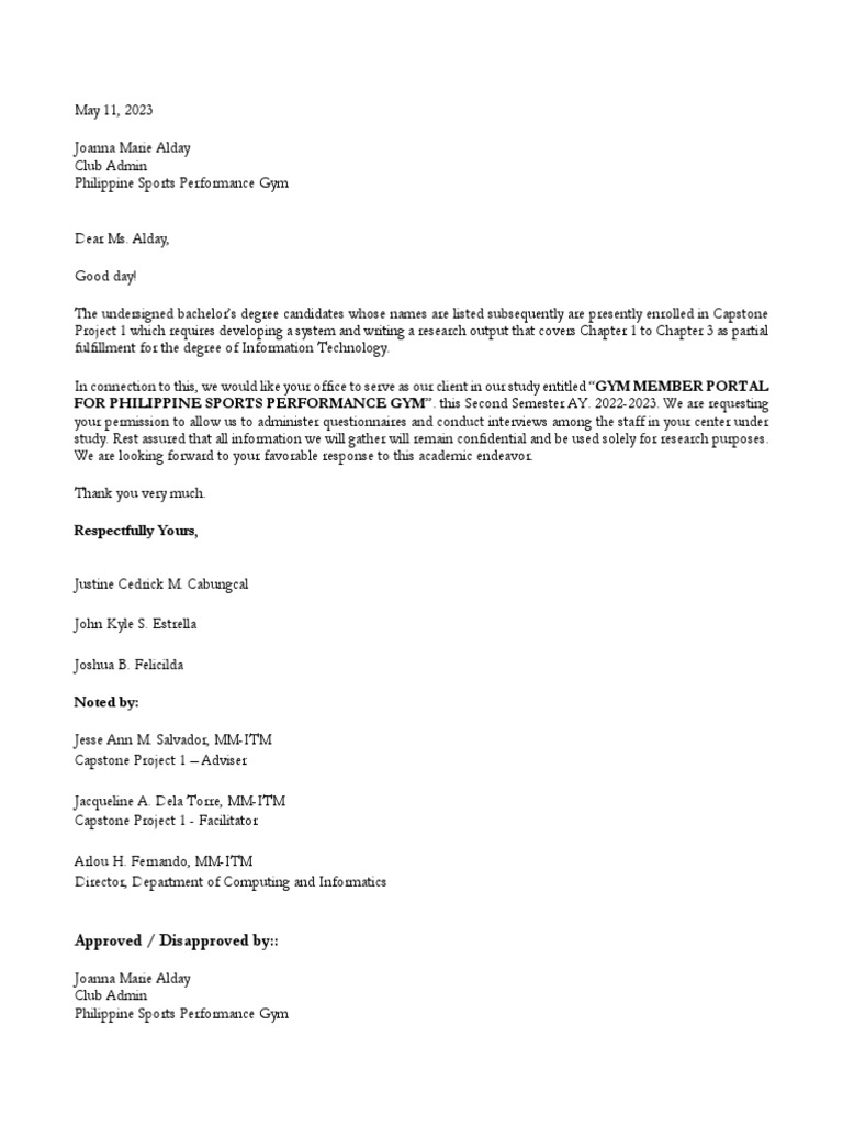 G26 - Client Acceptance Form | PDF